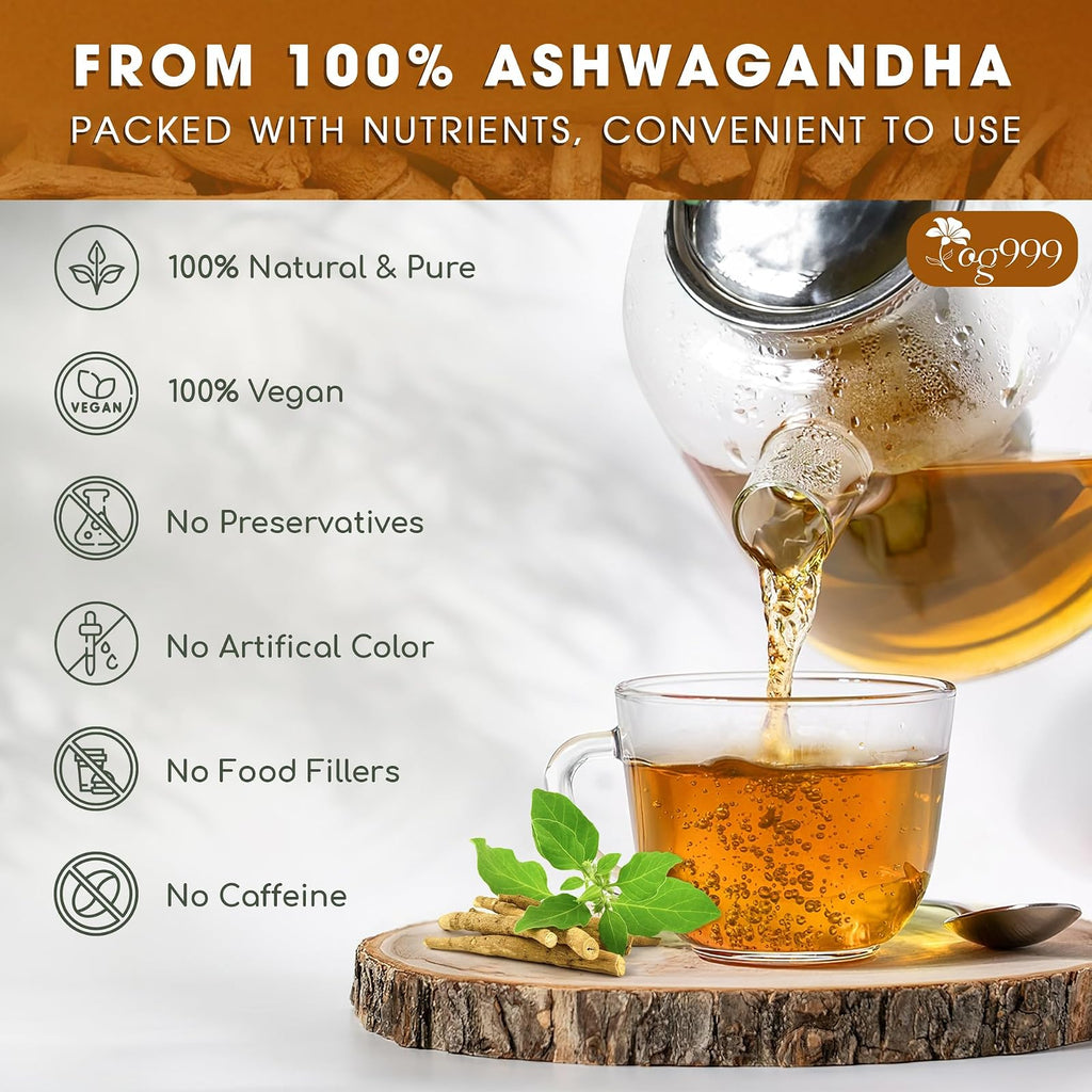stress relief Ashwagandha tea bags
