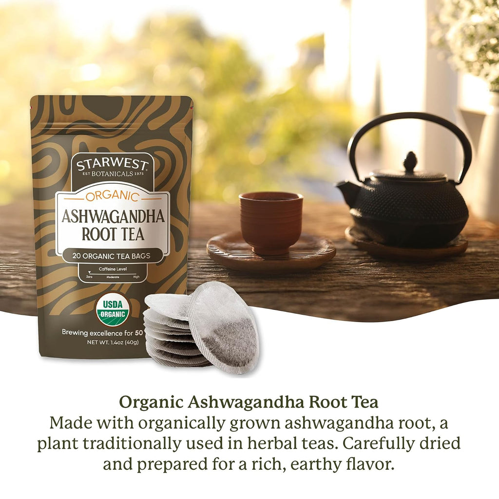 stress relief ashwagandha tea bags