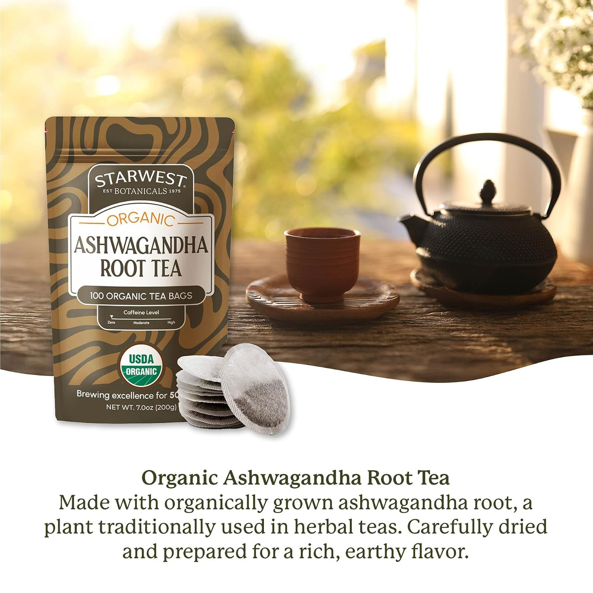 stress relief ashwagandha tea blend
