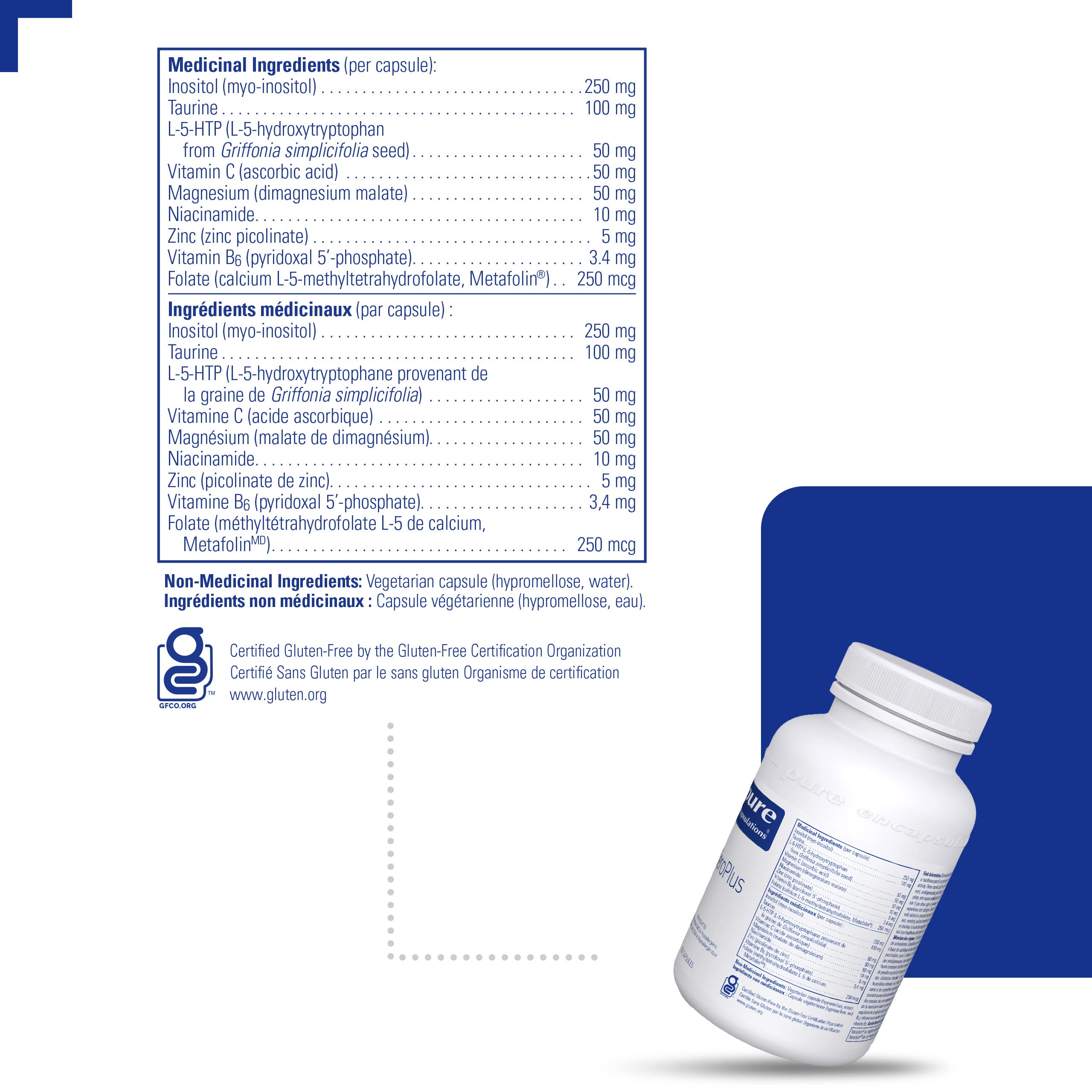 stress relief blended vitamin capsules
