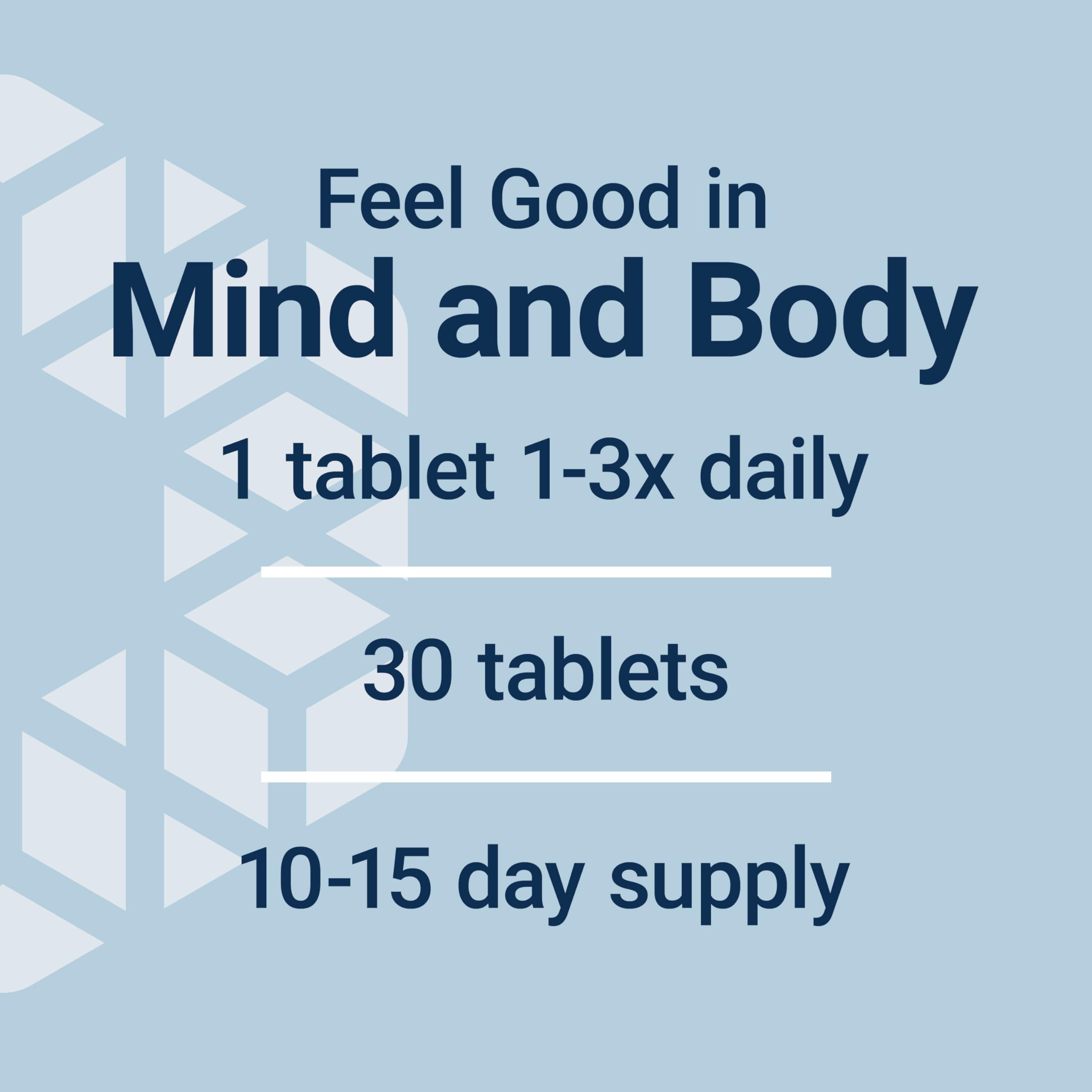 stress relief blended vitamin & mineral supplements