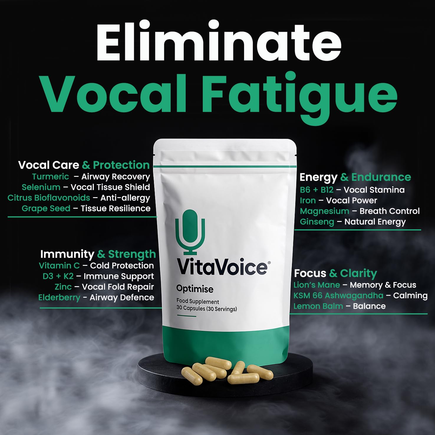 stress relief blended vitamin & mineral supplements