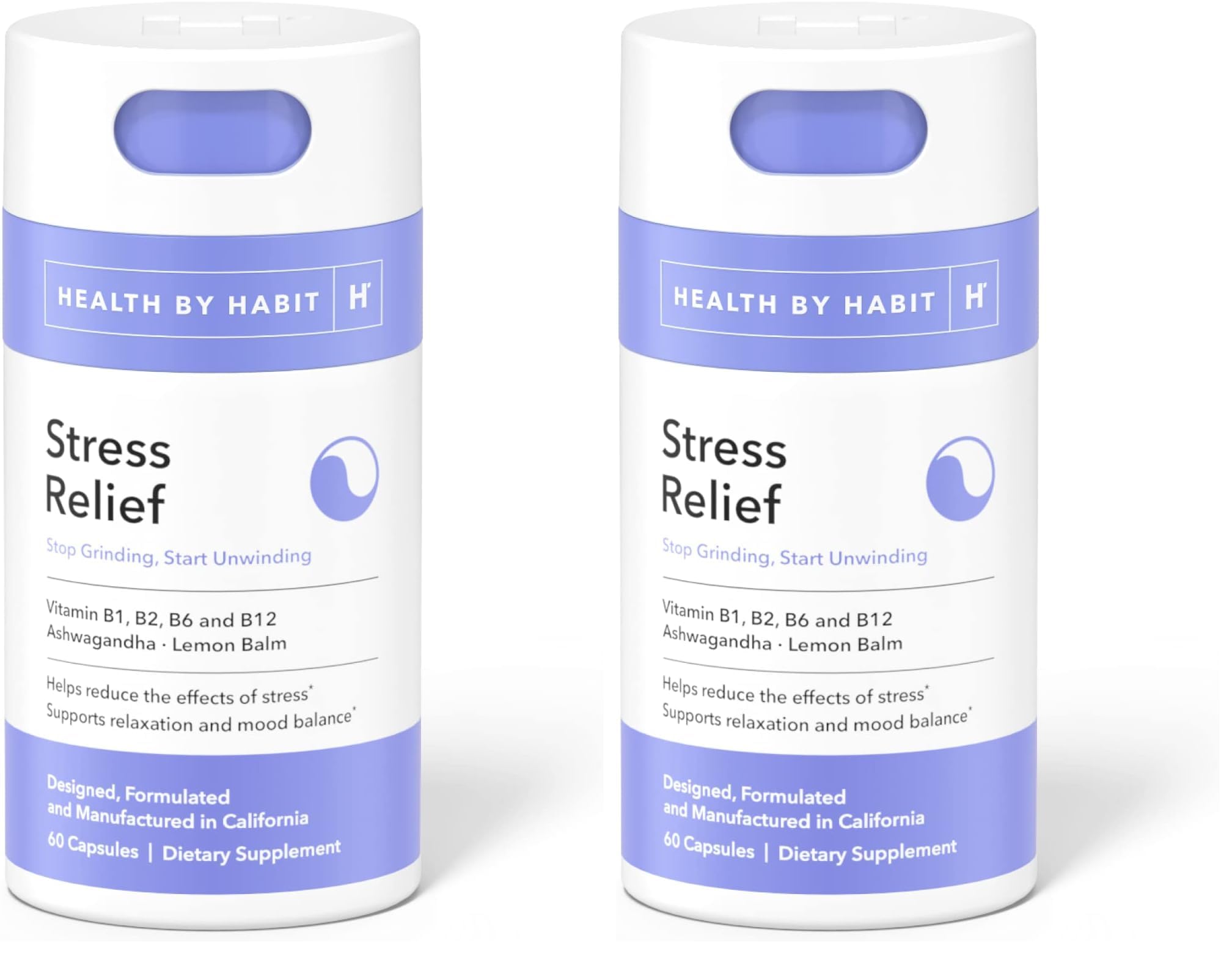 stress relief blended vitamin supplements