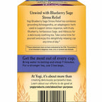 stress relief blueberry sage tea