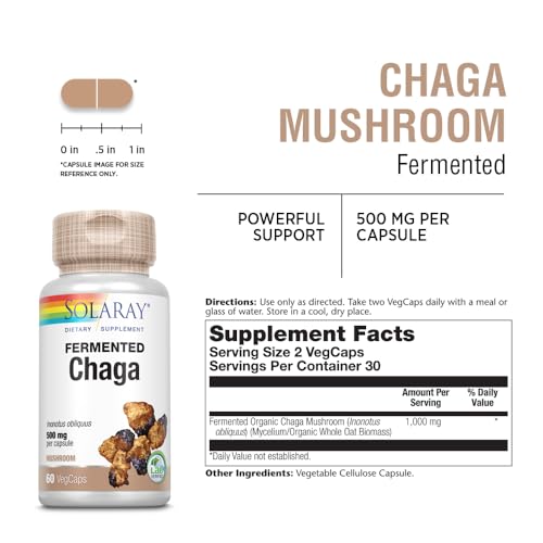 stress relief chaga mushroom supplement