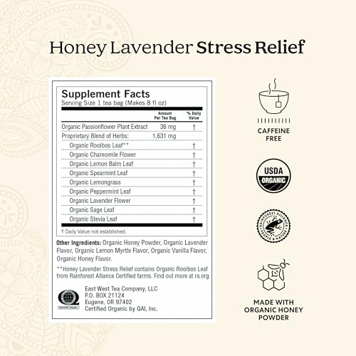 stress relief chamomile tea bags