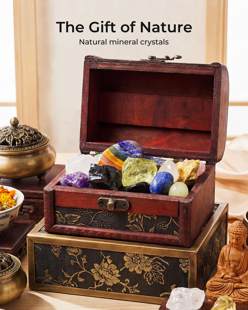 stress relief herbal blends stones