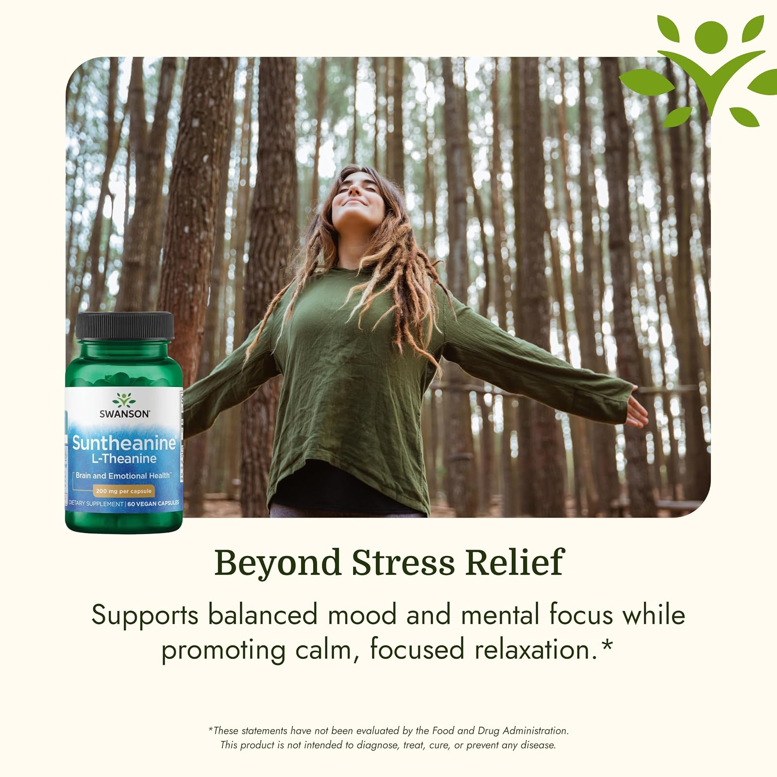 stress relief l-theanine capsules