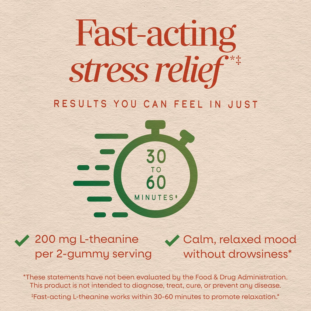 stress relief l-theanine gummies
