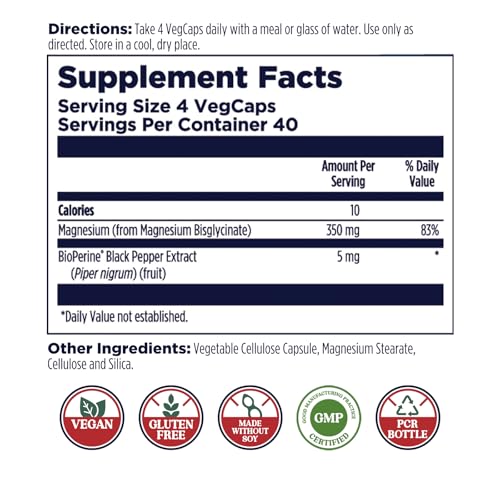 stress relief magnesium capsules for wellness