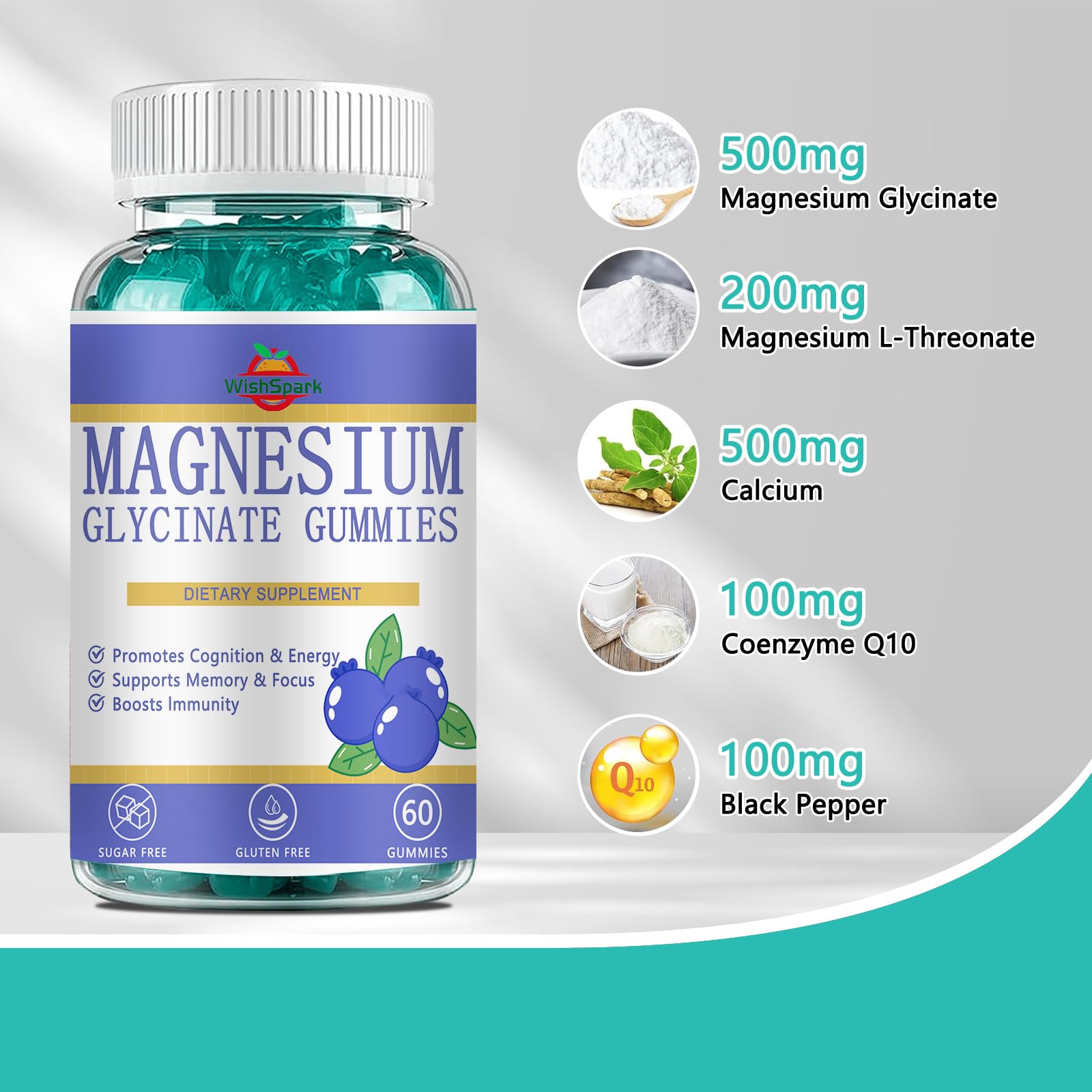 stress relief magnesium gummies for adults