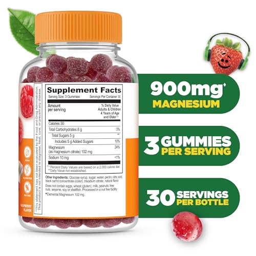 stress relief magnesium gummies for children