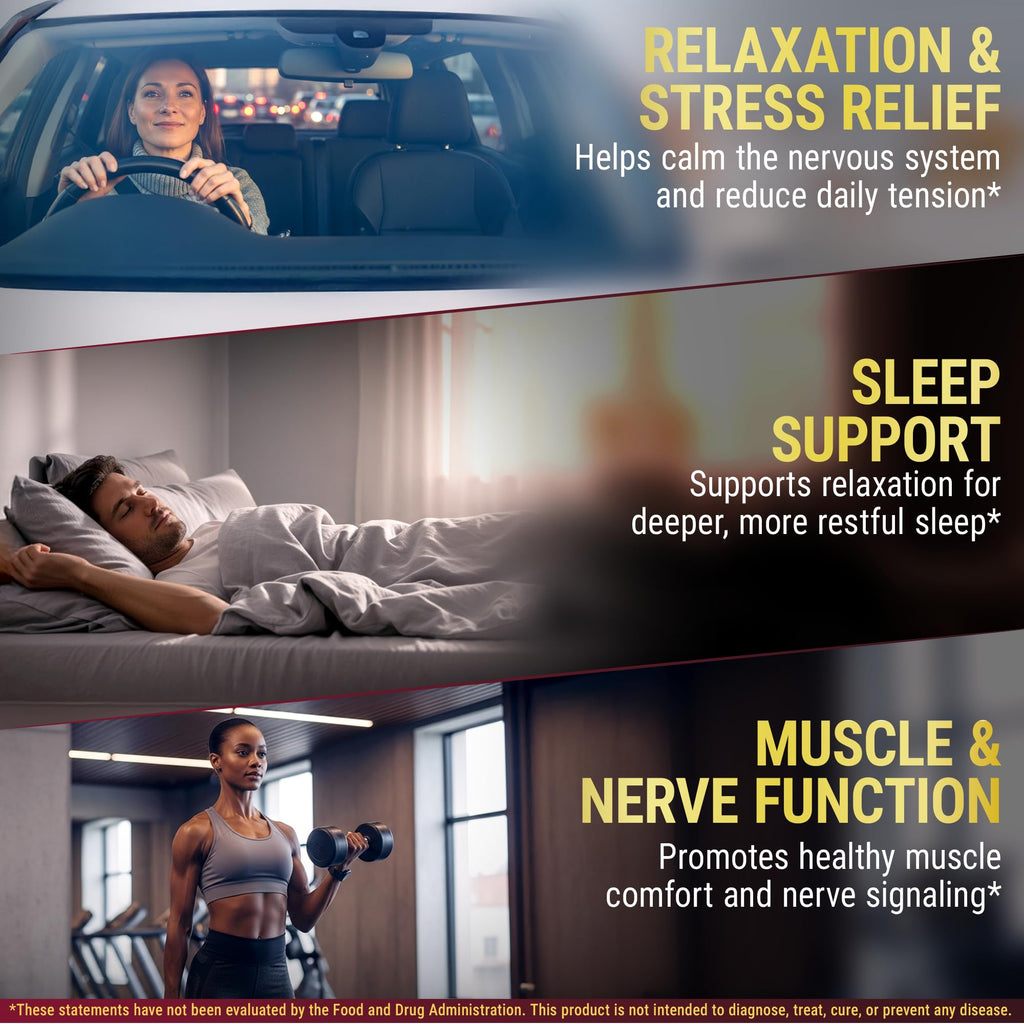 stress relief magnesium supplement for adults