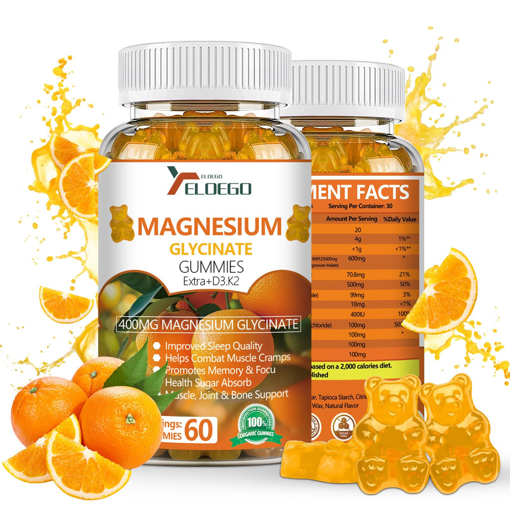 Stress relief magnesium supplement gummies