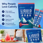 Stress relief magnesium supplement packets
