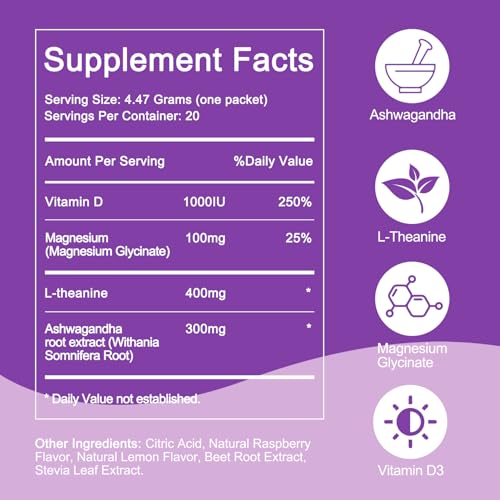 stress relief magnesium supplement packets