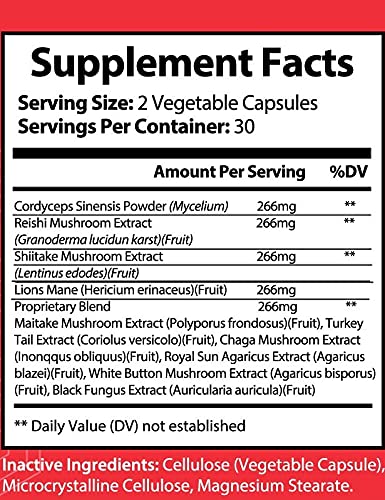 stress relief mushrooms supplement
