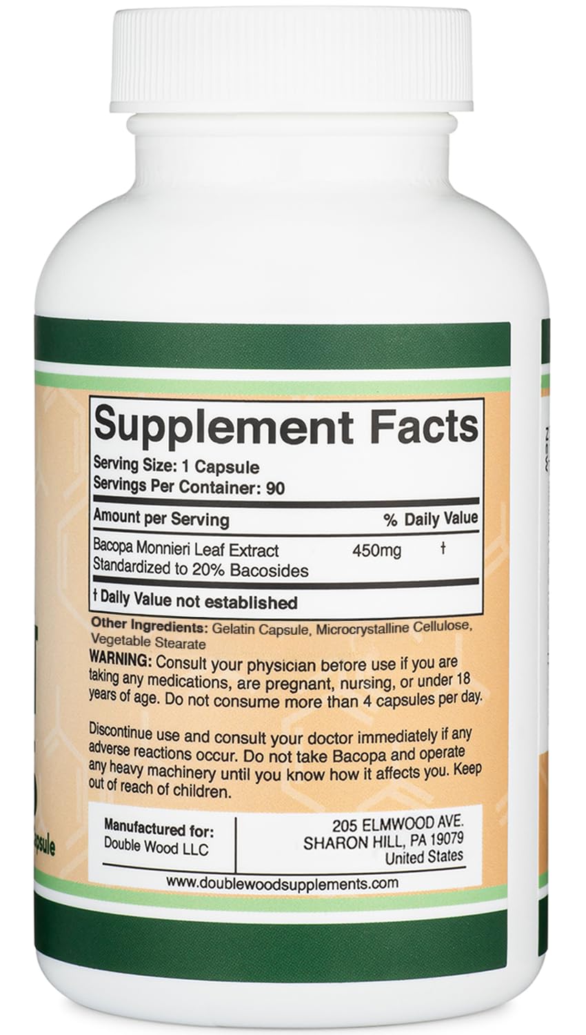 Stress relief supplement Bacopa Monnieri