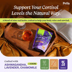 stress relief tea with calming herbs