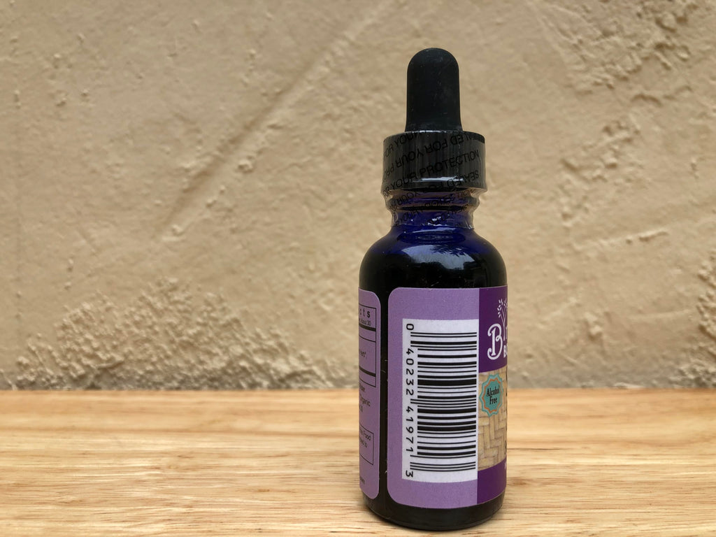 stress relief tincture with herbal blend