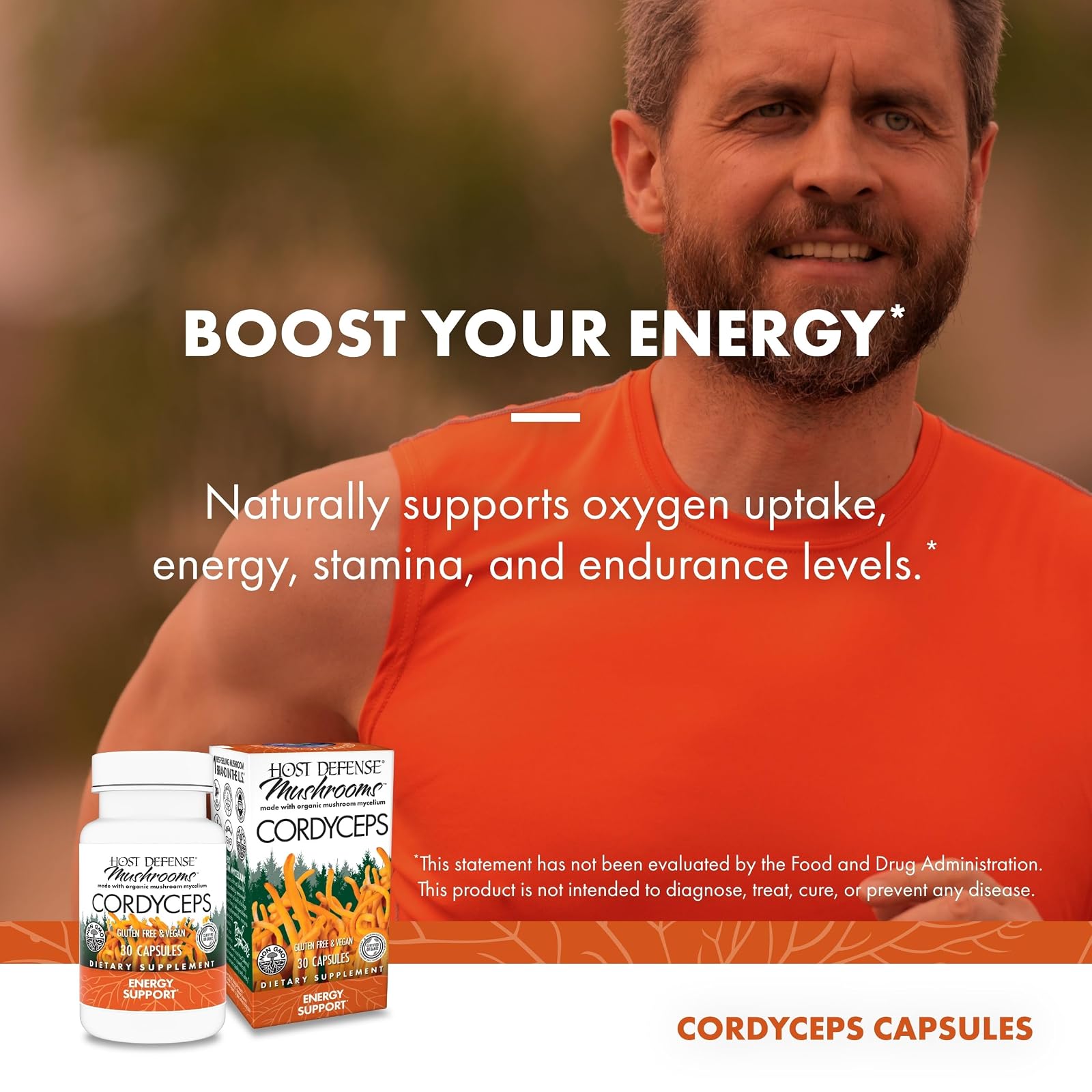 stress relief using cordyceps extract