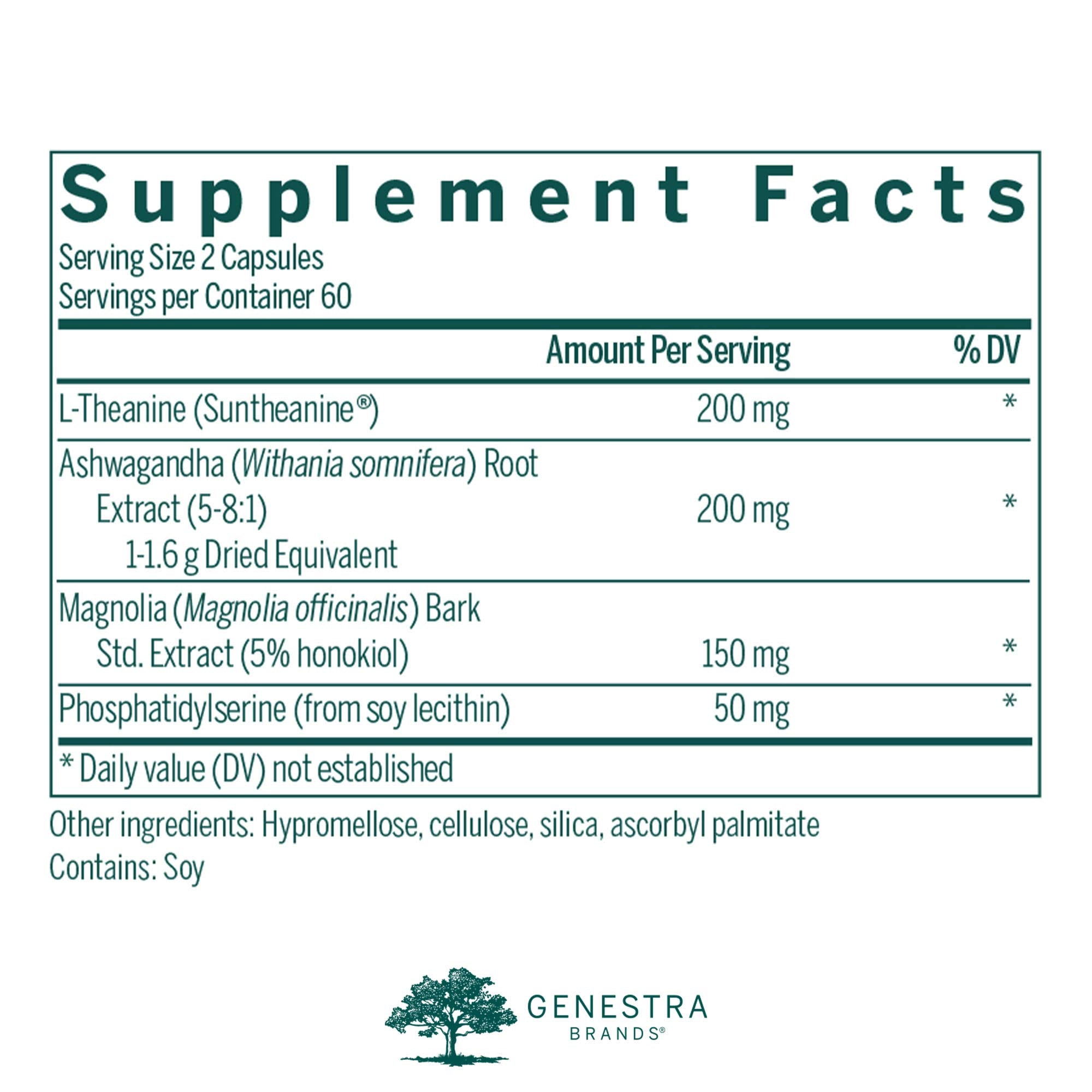 stress relief vitamin and mineral blend
