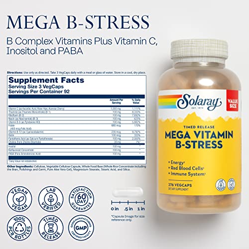stress relief vitamin b capsules