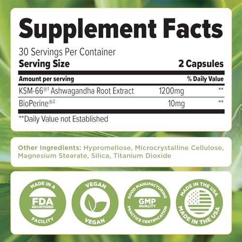 stress relief with ashwagandha capsules