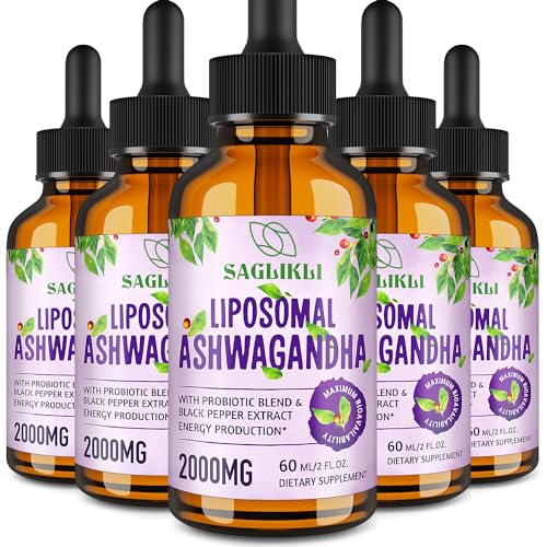 Stress relief with ashwagandha drops