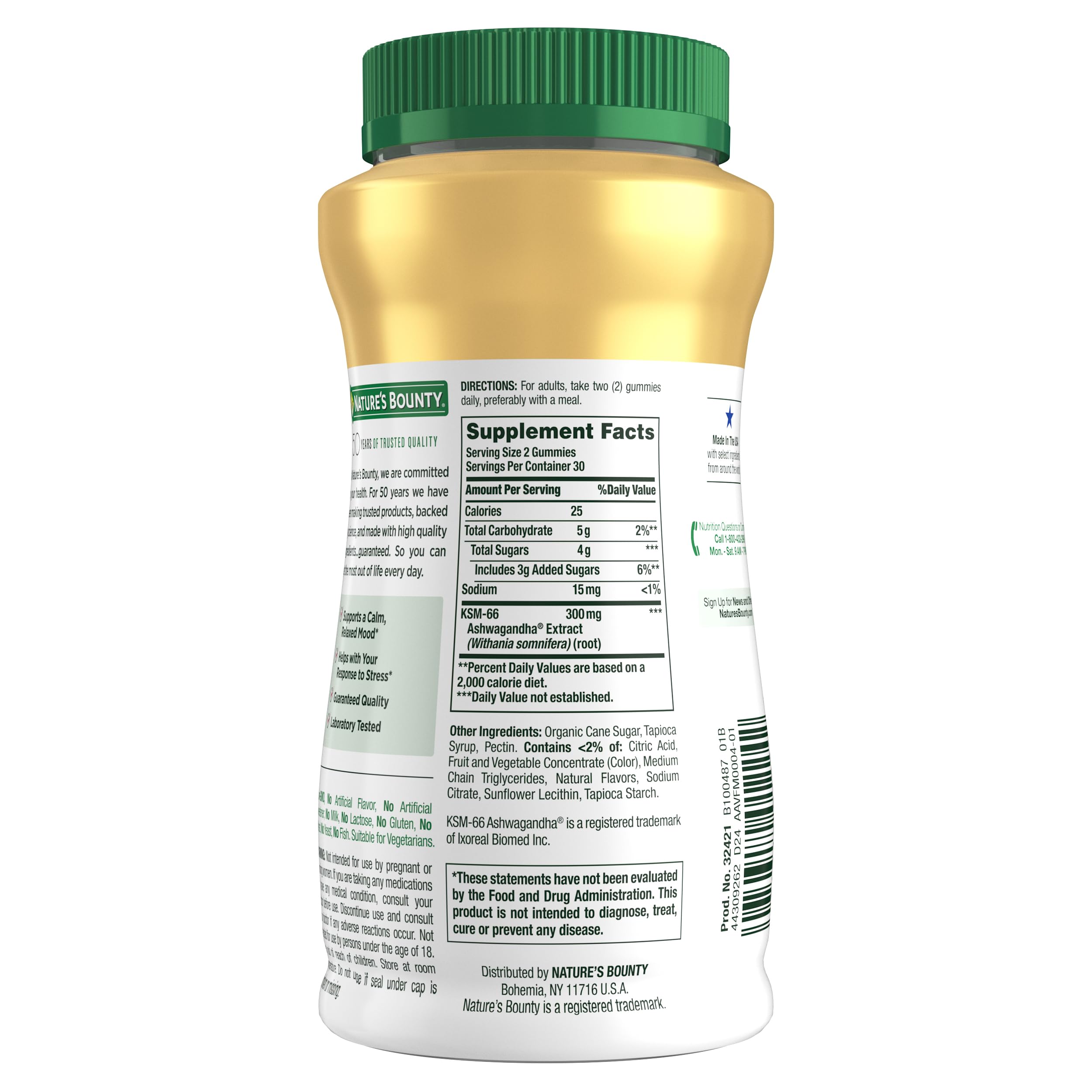 Stress relief with ashwagandha gummies