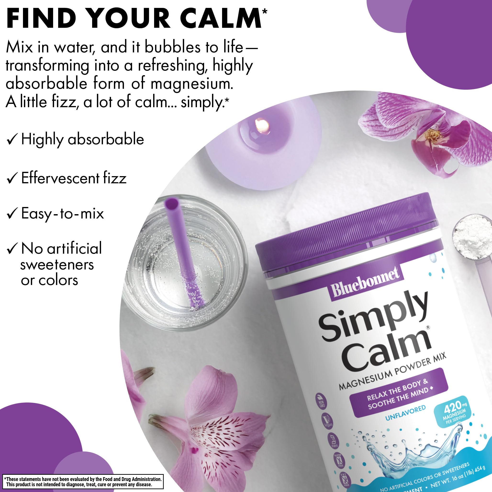 stress relief with Bluebonnet magnesium