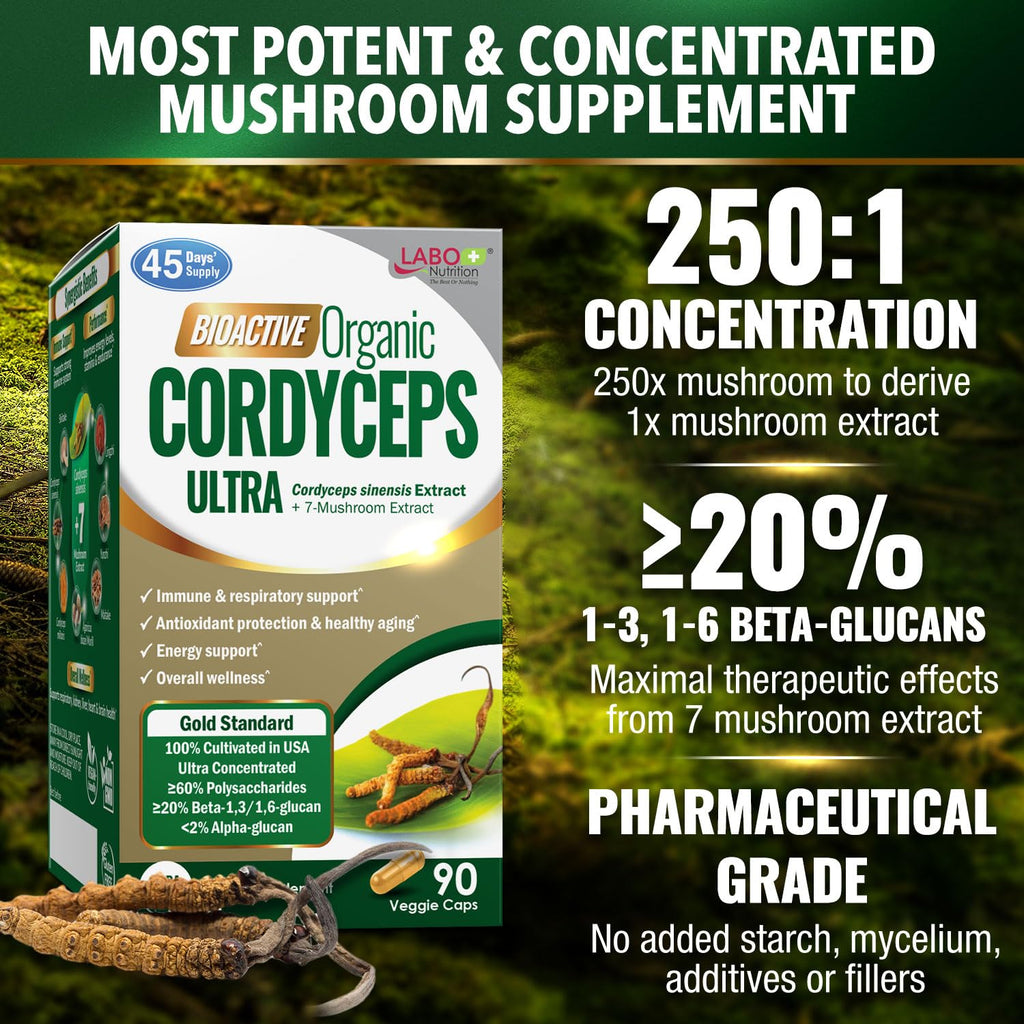 stress relief with cordyceps extract