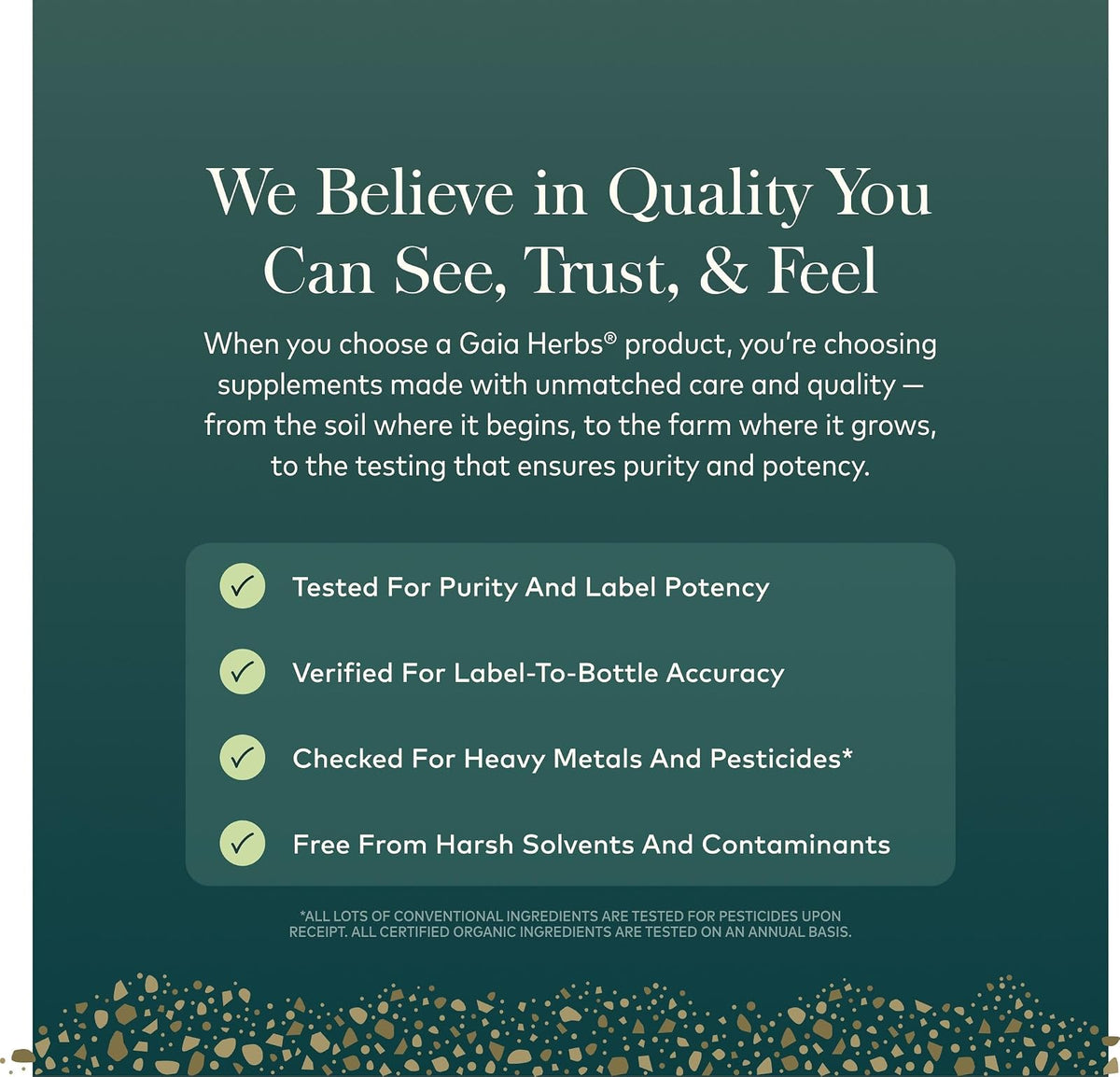 stress relief with Gaia Herbs