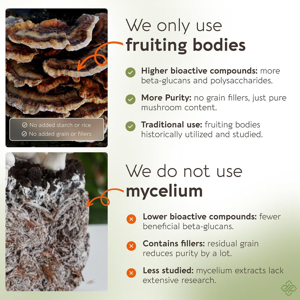 stress relief with mushroom blends