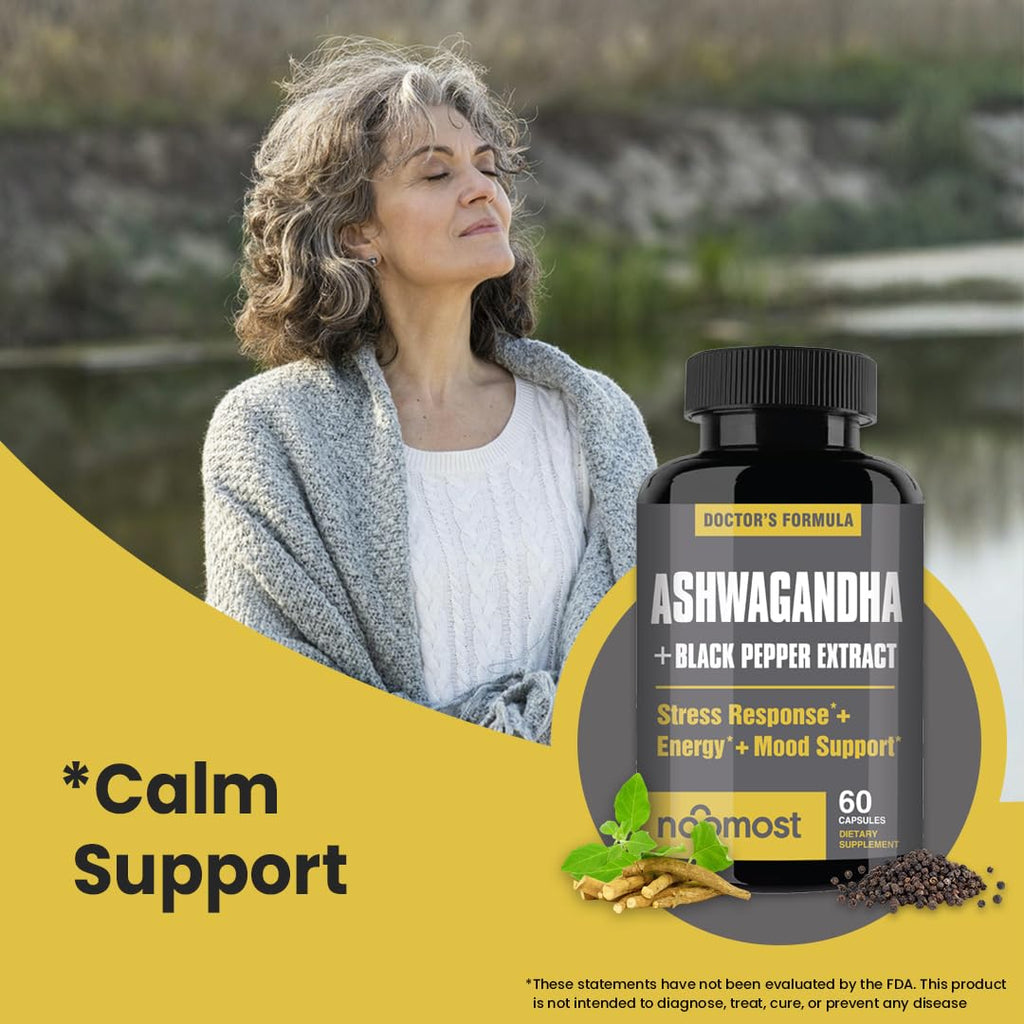stress relief with organic ashwagandha