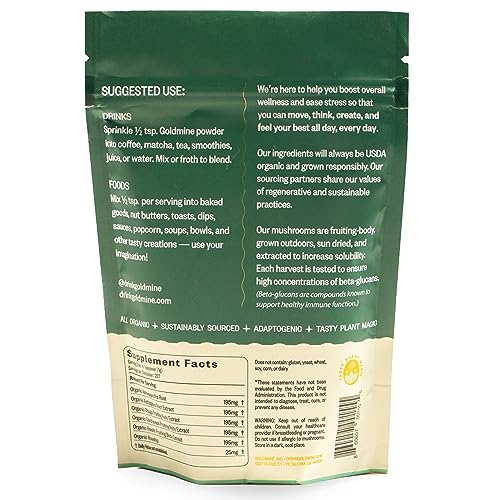 stress relief with organic mushrooms