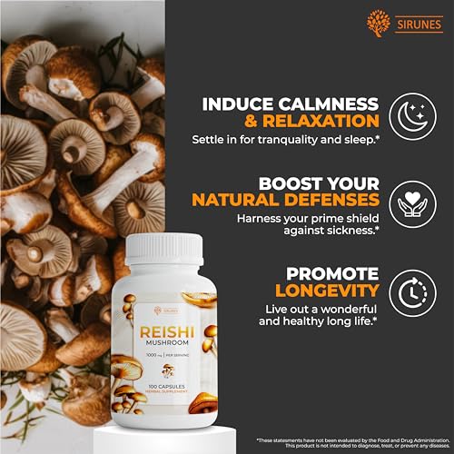 Stress relief with reishi capsules