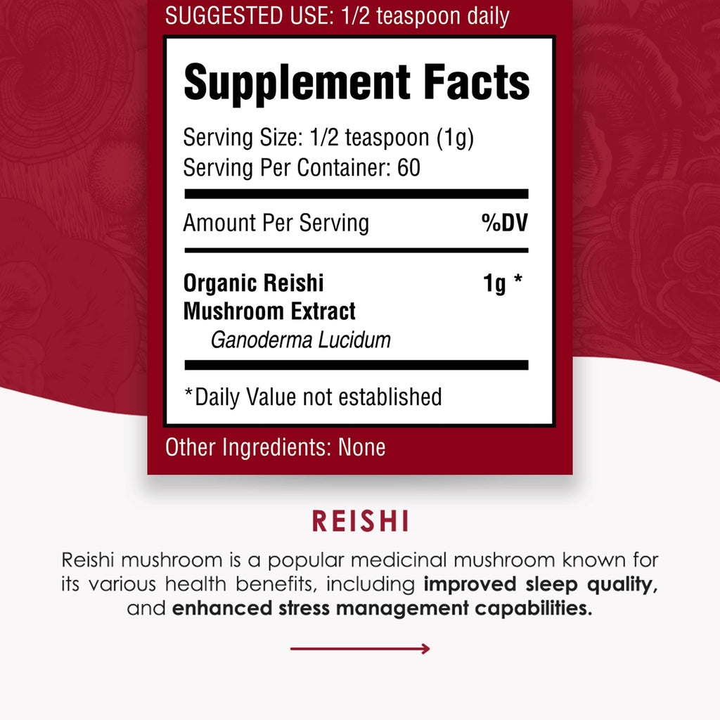 stress relief with reishi mushrooms