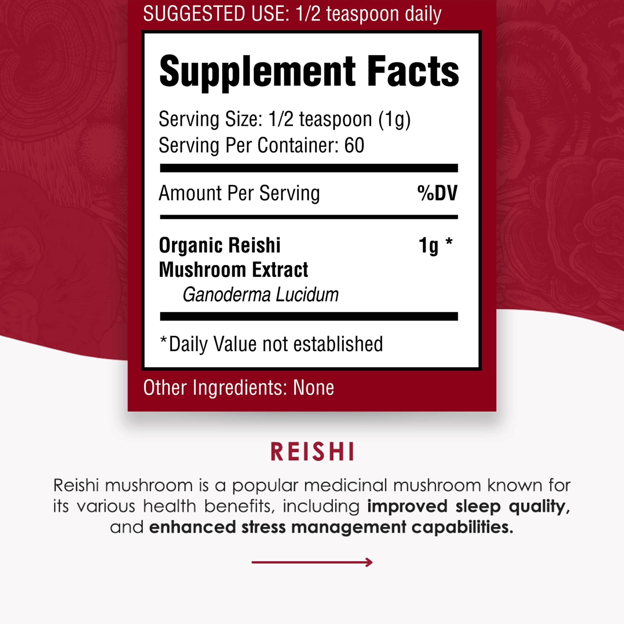 stress relief with reishi mushrooms