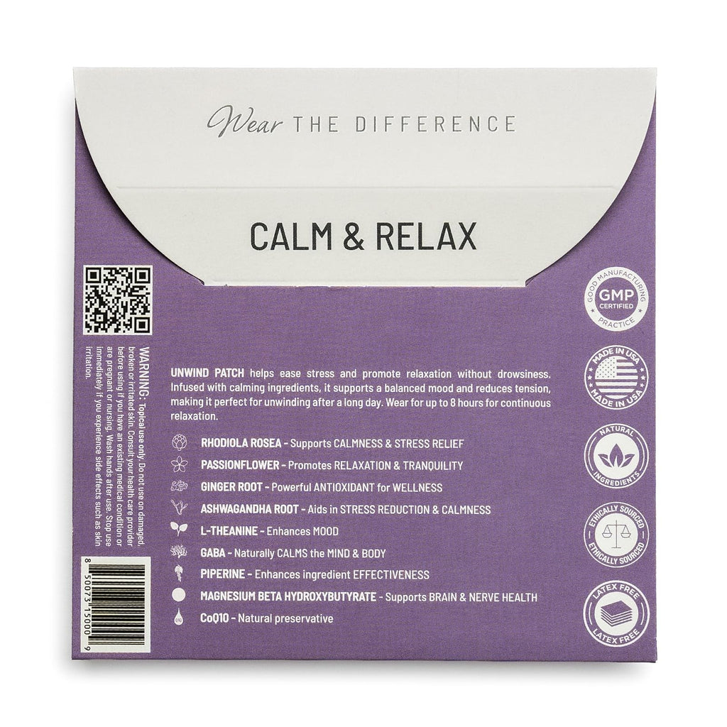 Stress relief with Rhodiola patches