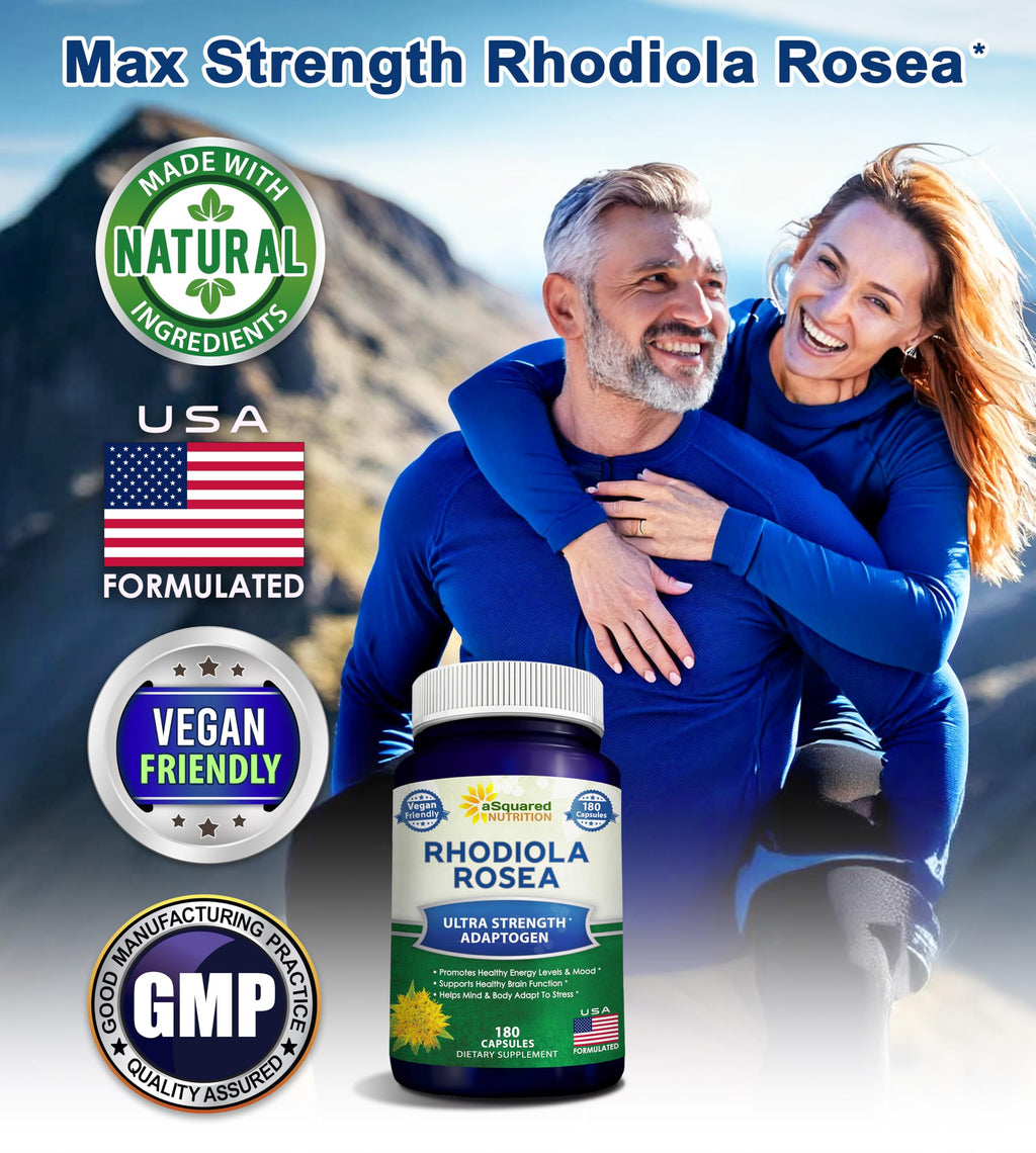 stress relief with Rhodiola Rosea extract