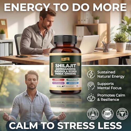 stress relief with Shilajit Ashwagandha