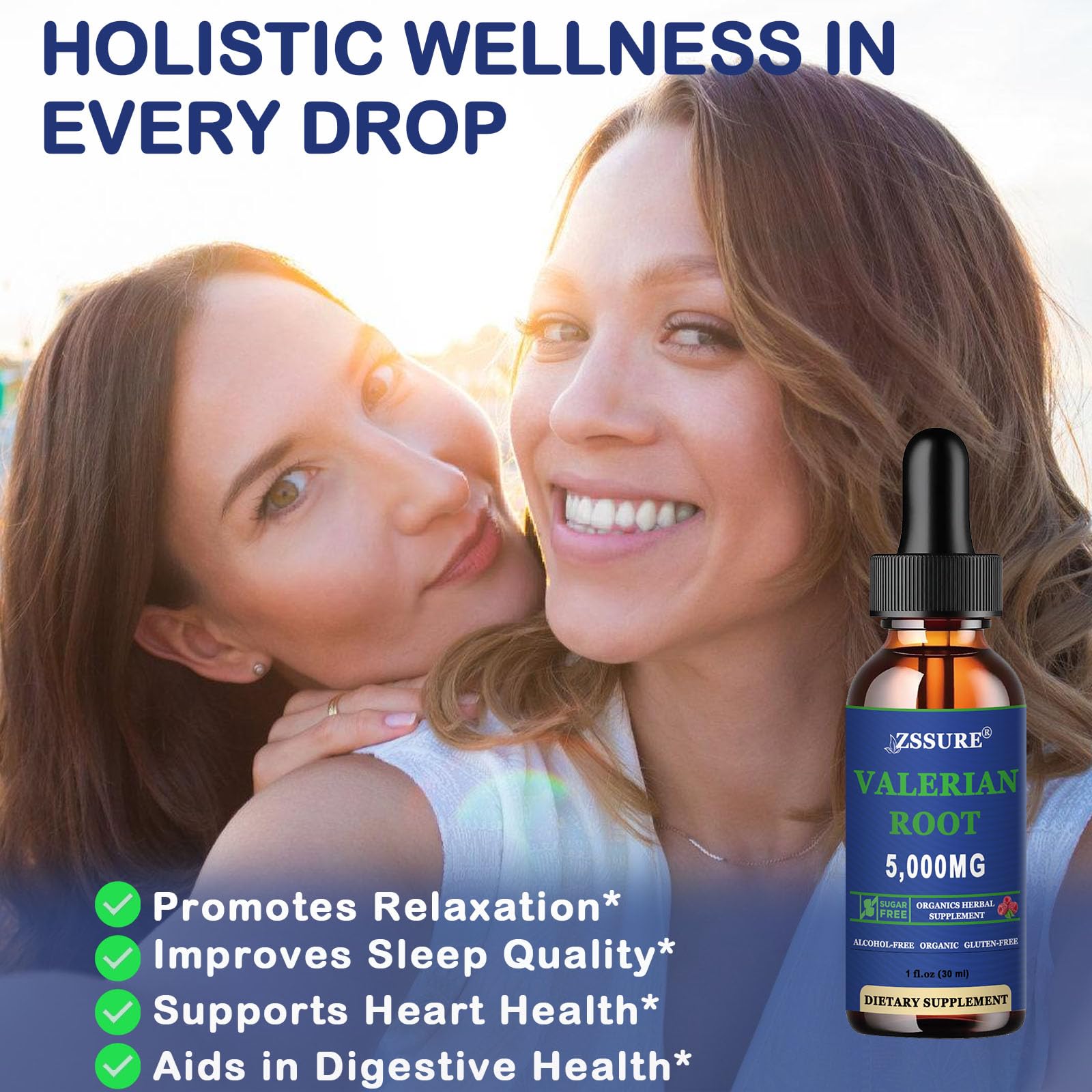 stress relief with valerian drops