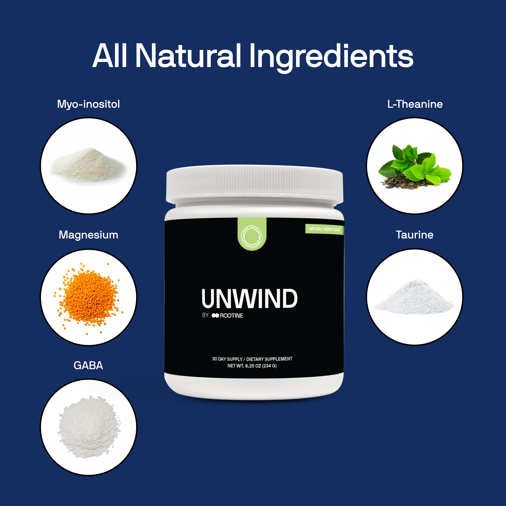 stress support magnesium supplement powder