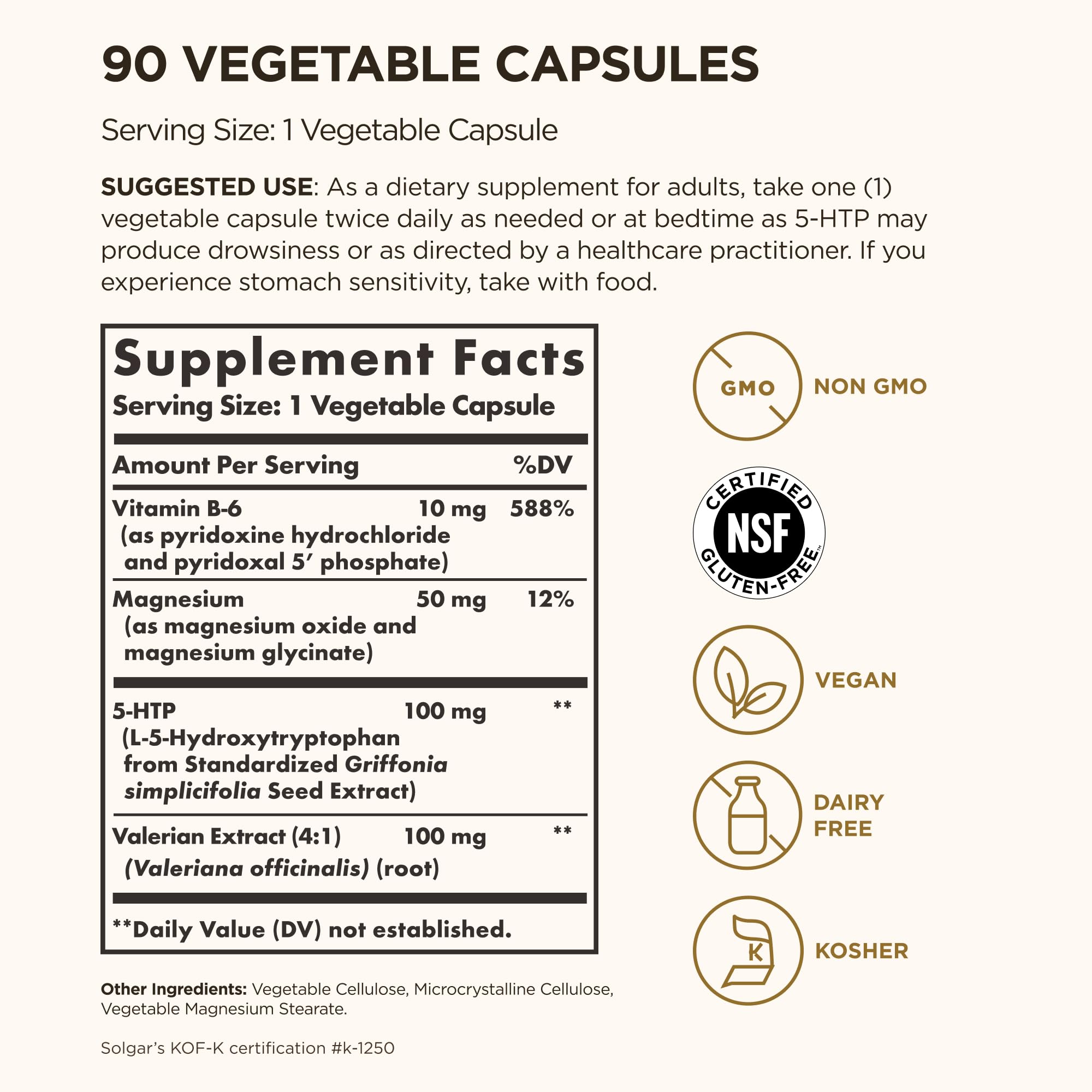 Stress support with 5-HTP