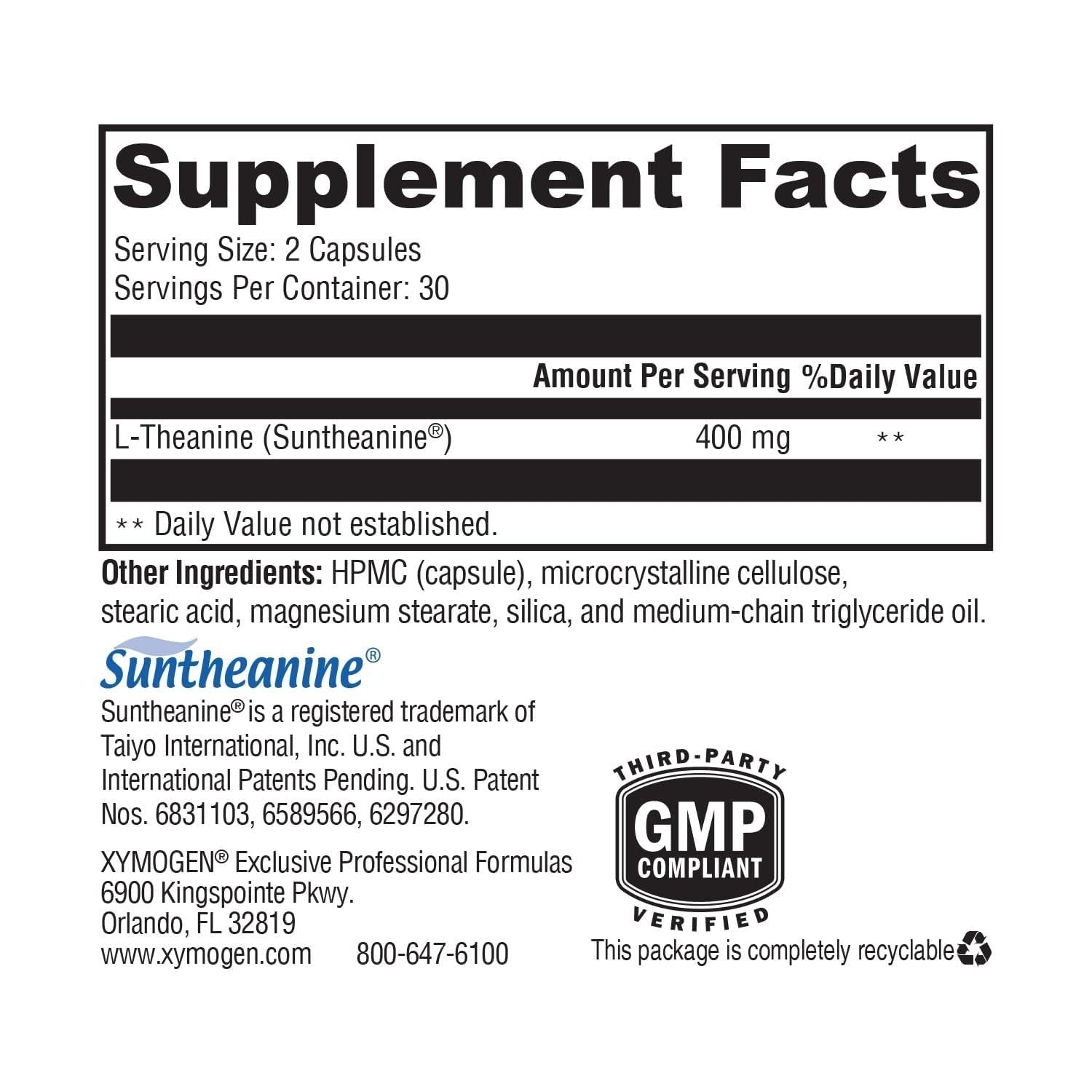 stress support with L-Theanine