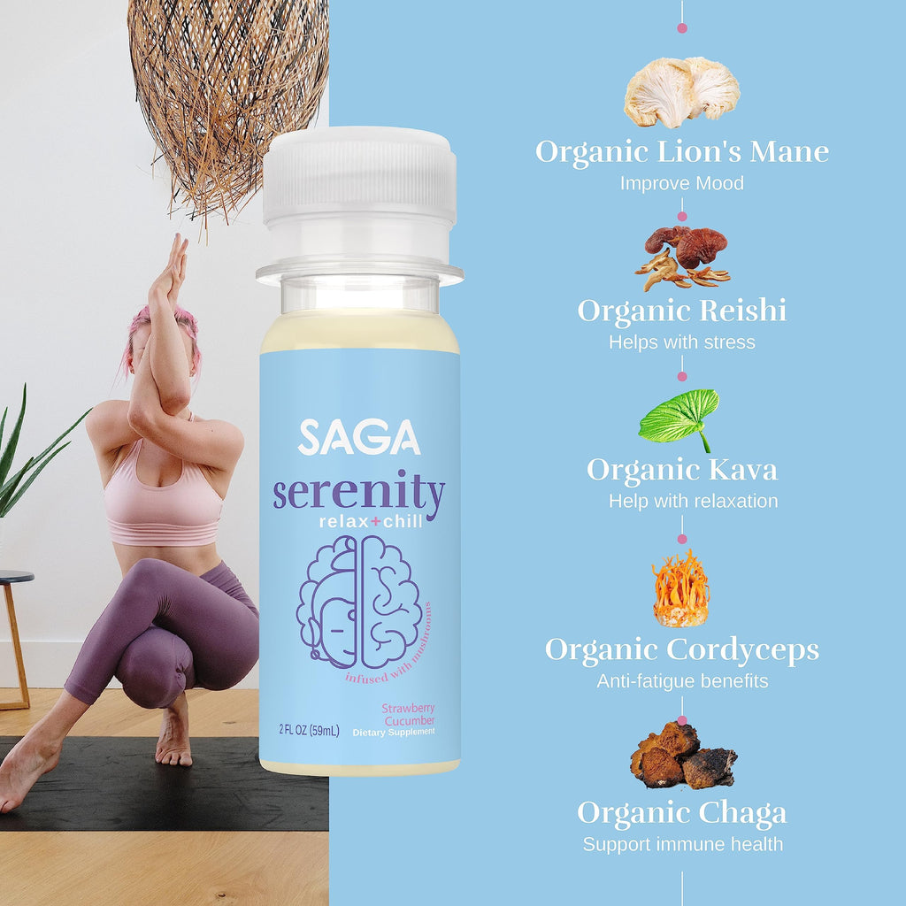 stress support with Lion's Mane mushrooms