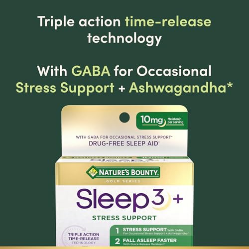 Stress support with melatonin tablets