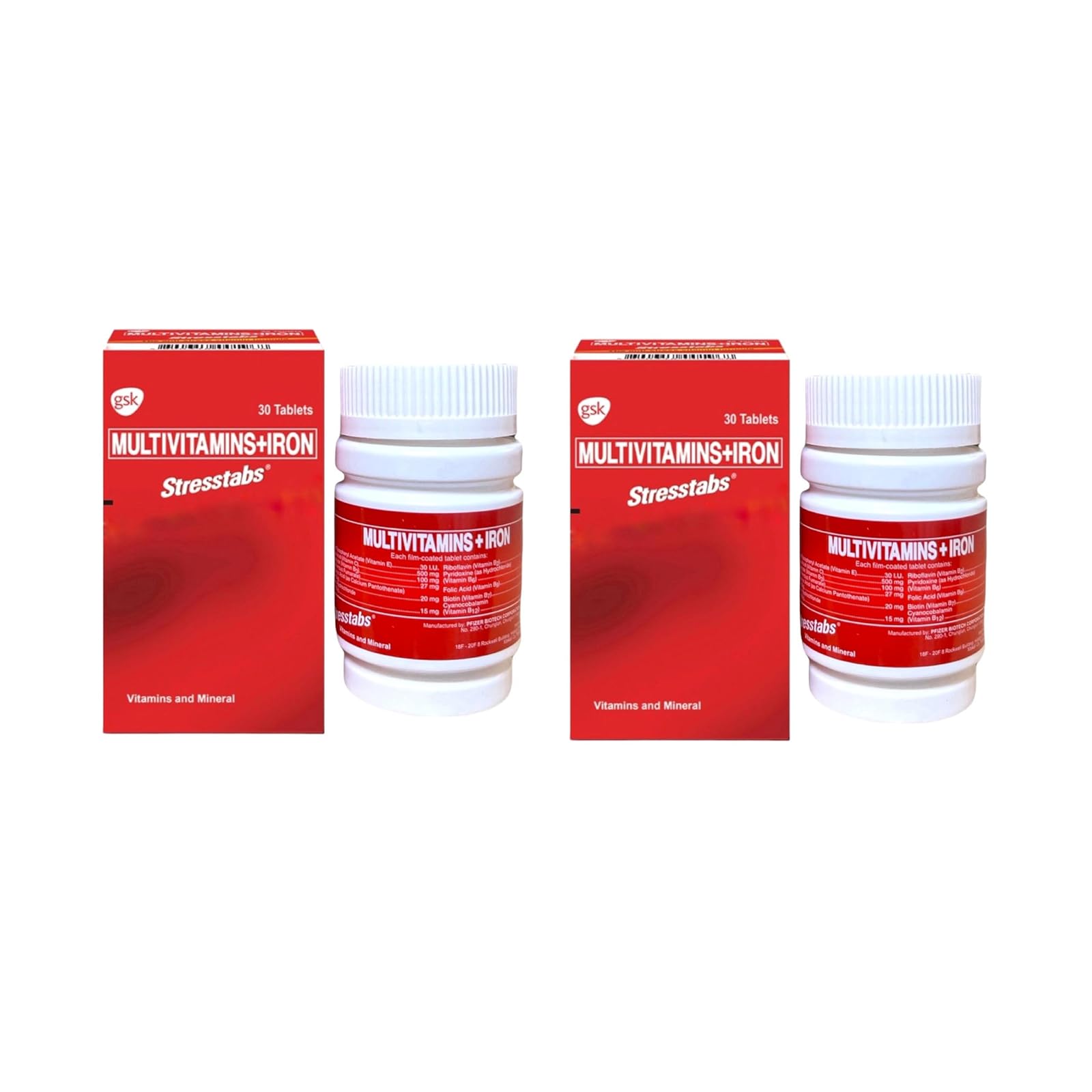 Stresstabs multivitamins with iron benefits