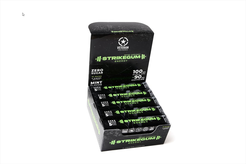 StrikeGum energy gum for endurance